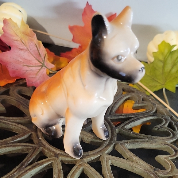 Dog | Vintage Ceramic Boxer Black And Tan | Poshmark
